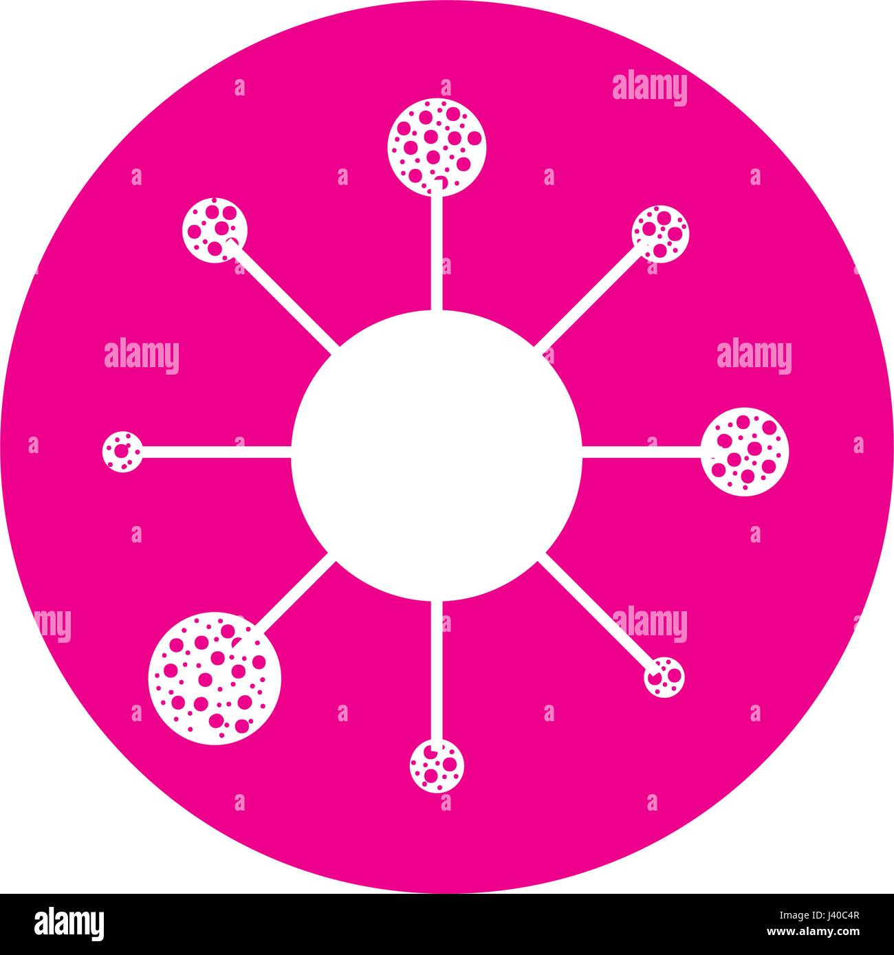 Bacterial cell structure icon Stock Vector Image & Art - Alamy