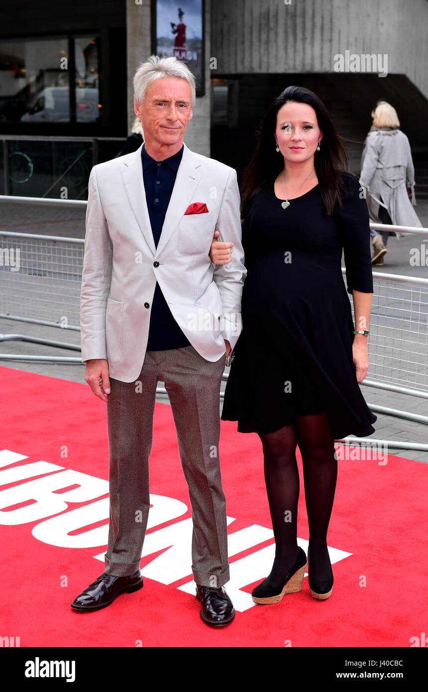 Paul Weller and Hannah Andrews attending the UK Premiere of Jawbone at ...