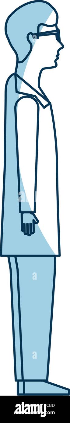 Scientific man avatar icon Stock Vector Images - Alamy