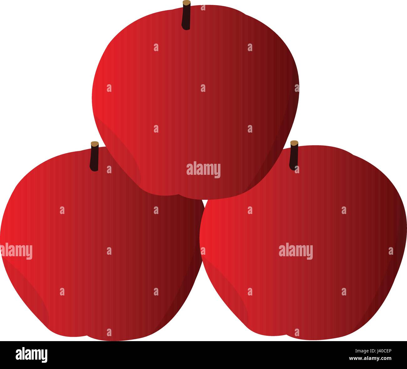 Set of apples Stock Vector Image & Art - Alamy