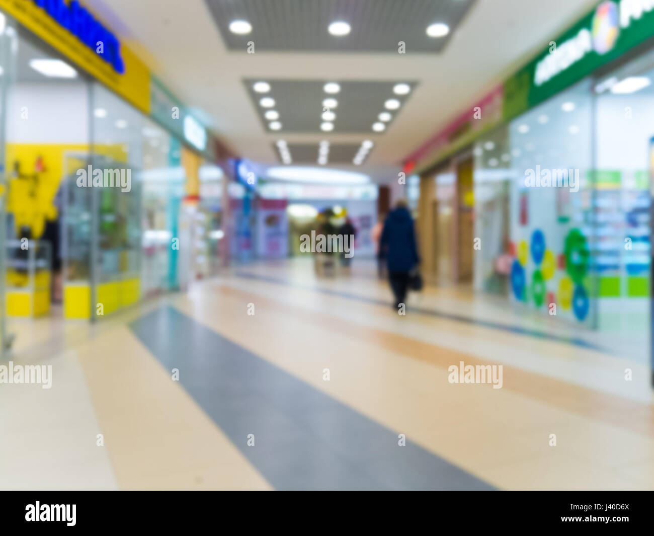 Shopping mall blur background Stock Photo - Alamy