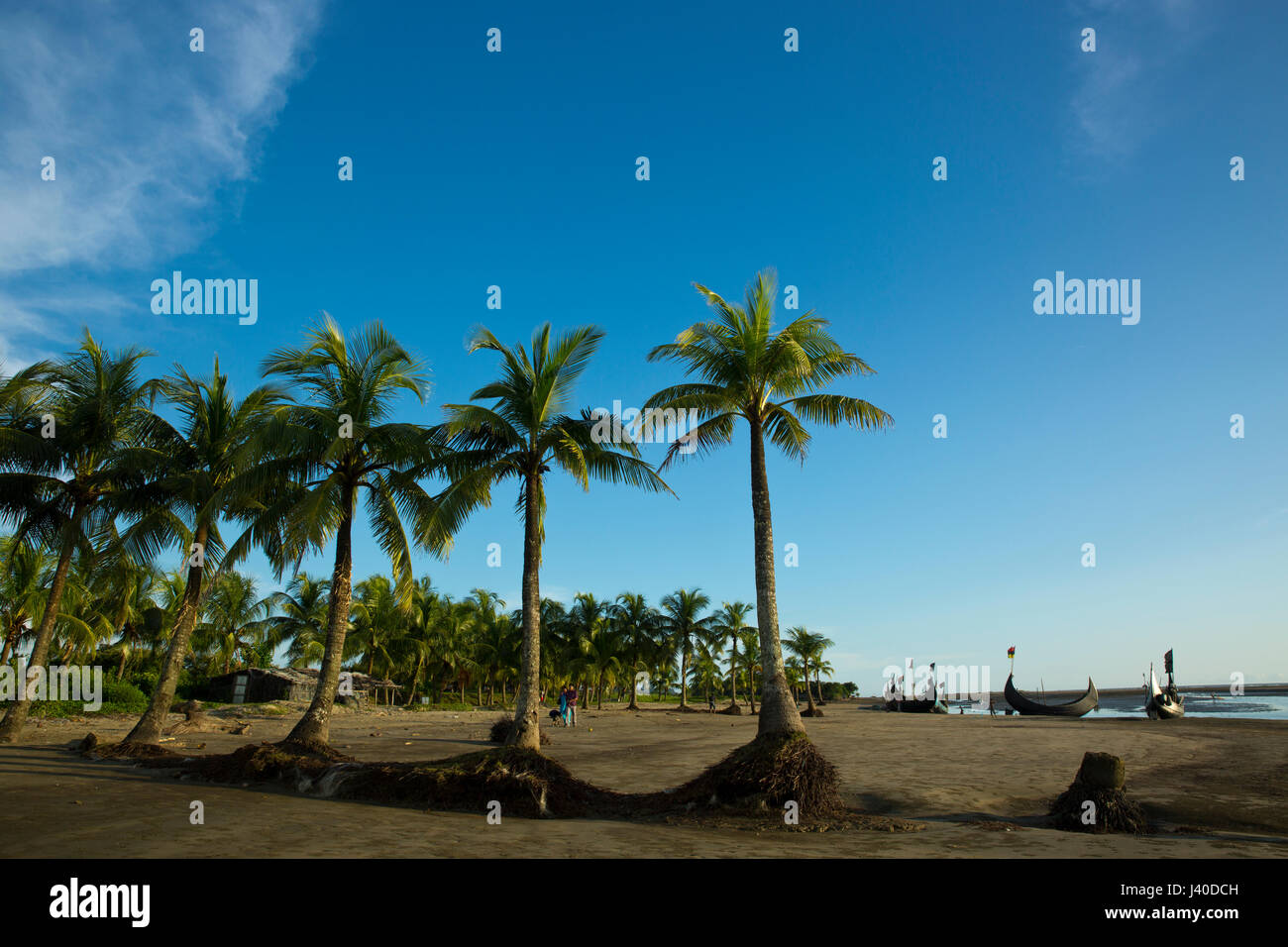 Inani sea beach, it is a part of the Cox’s Bazar sea beach, the longest ...