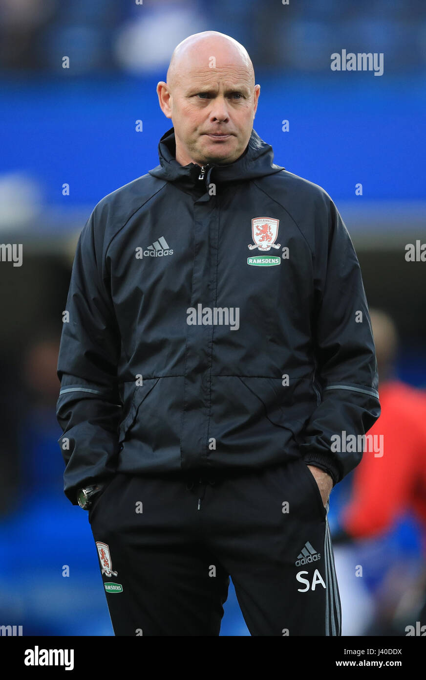 Middlesbrough manager Steve Agnew before the Premier League match at ...