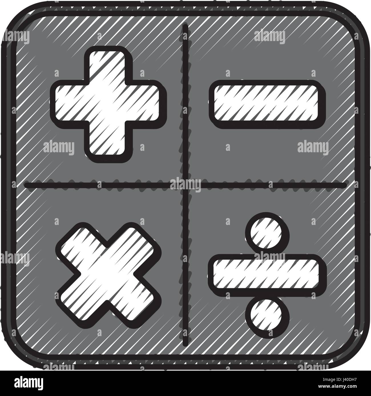 calculator math application icon Stock Vector Image & Art - Alamy