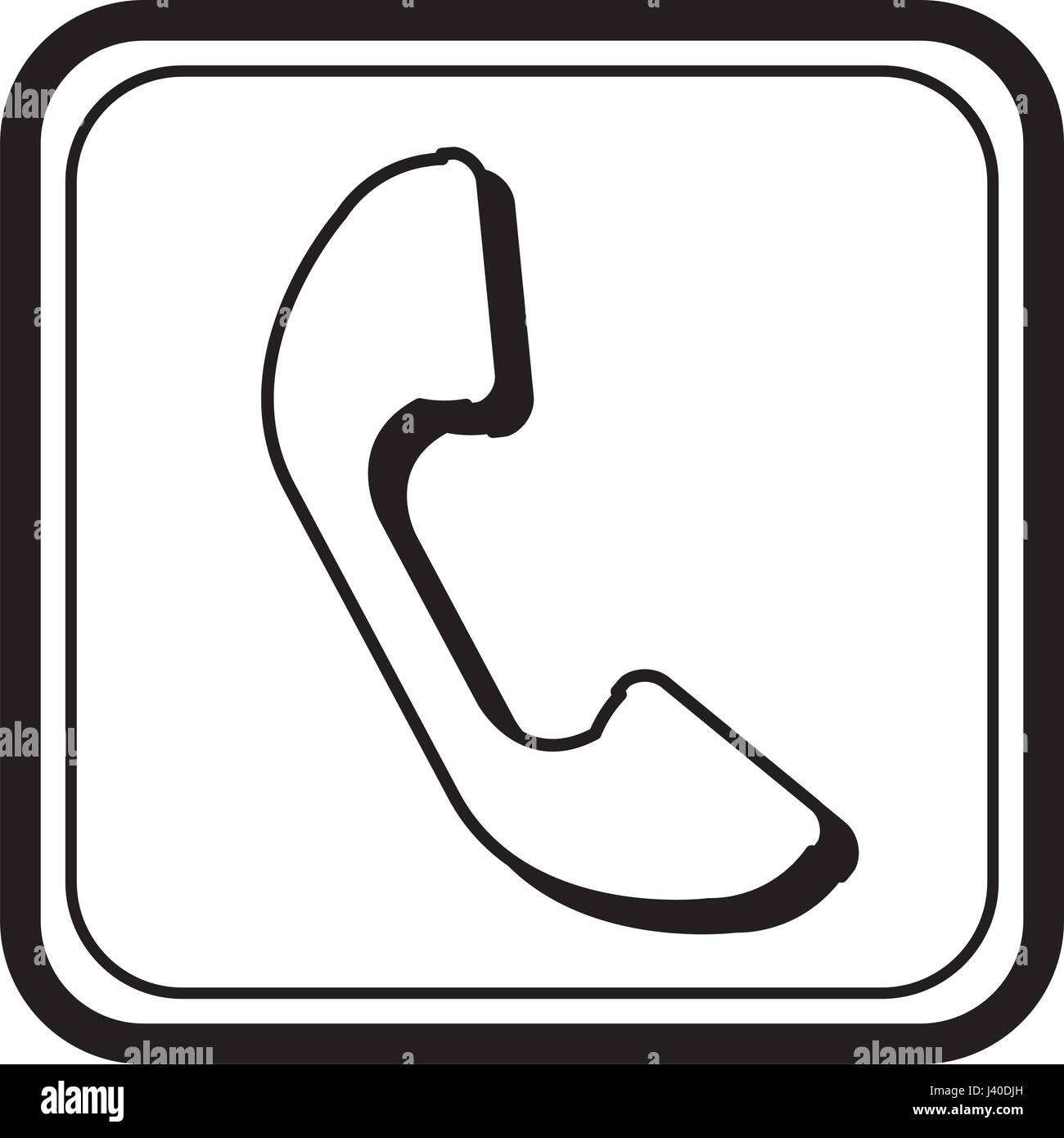 telephone call application icon Stock Vector Image & Art - Alamy