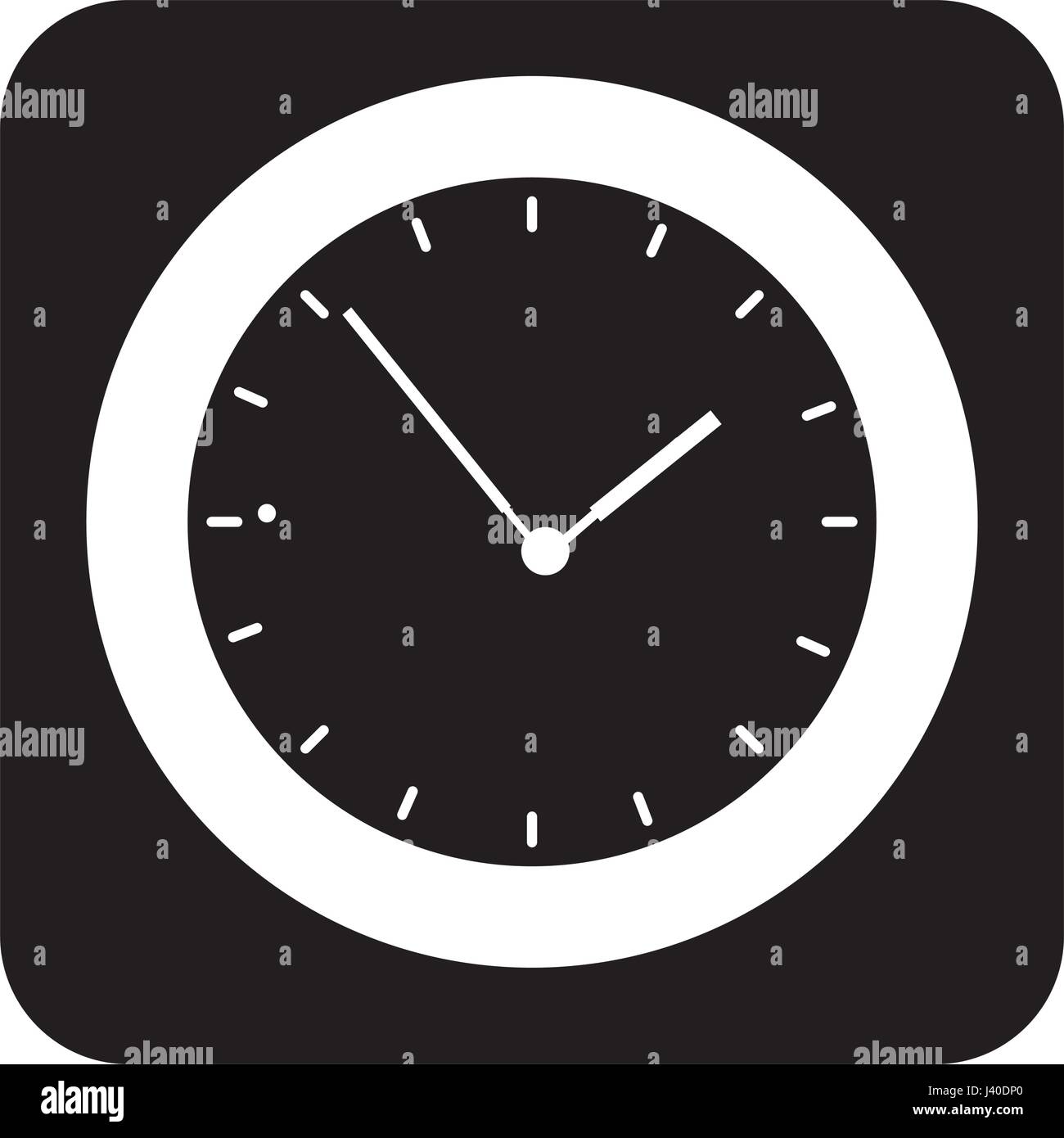time clock application icon Stock Vector Image & Art - Alamy