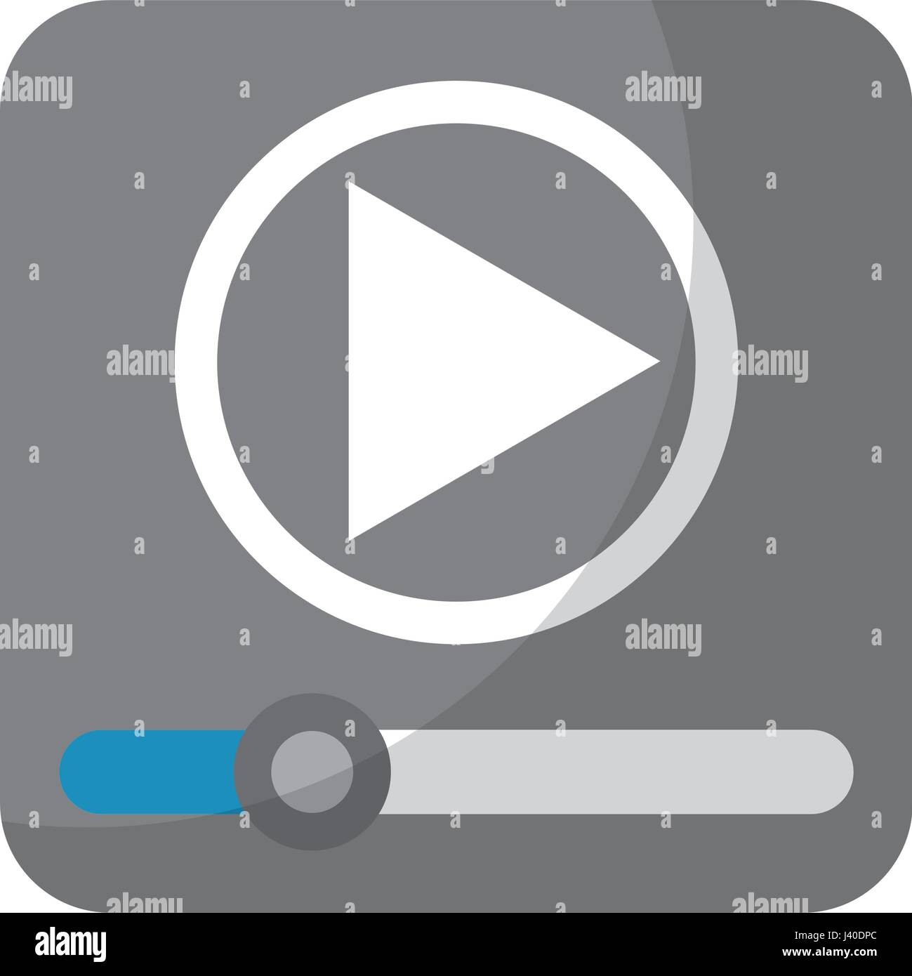 media player application icon Stock Vector Image & Art - Alamy