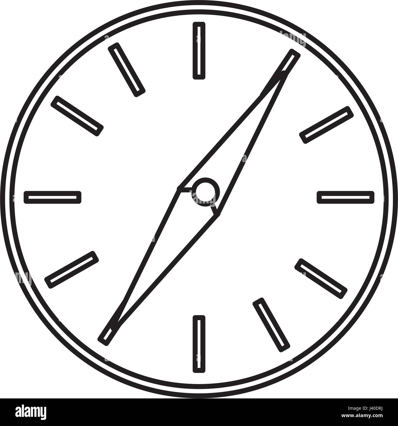 Phone compass Stock Vector Images - Alamy