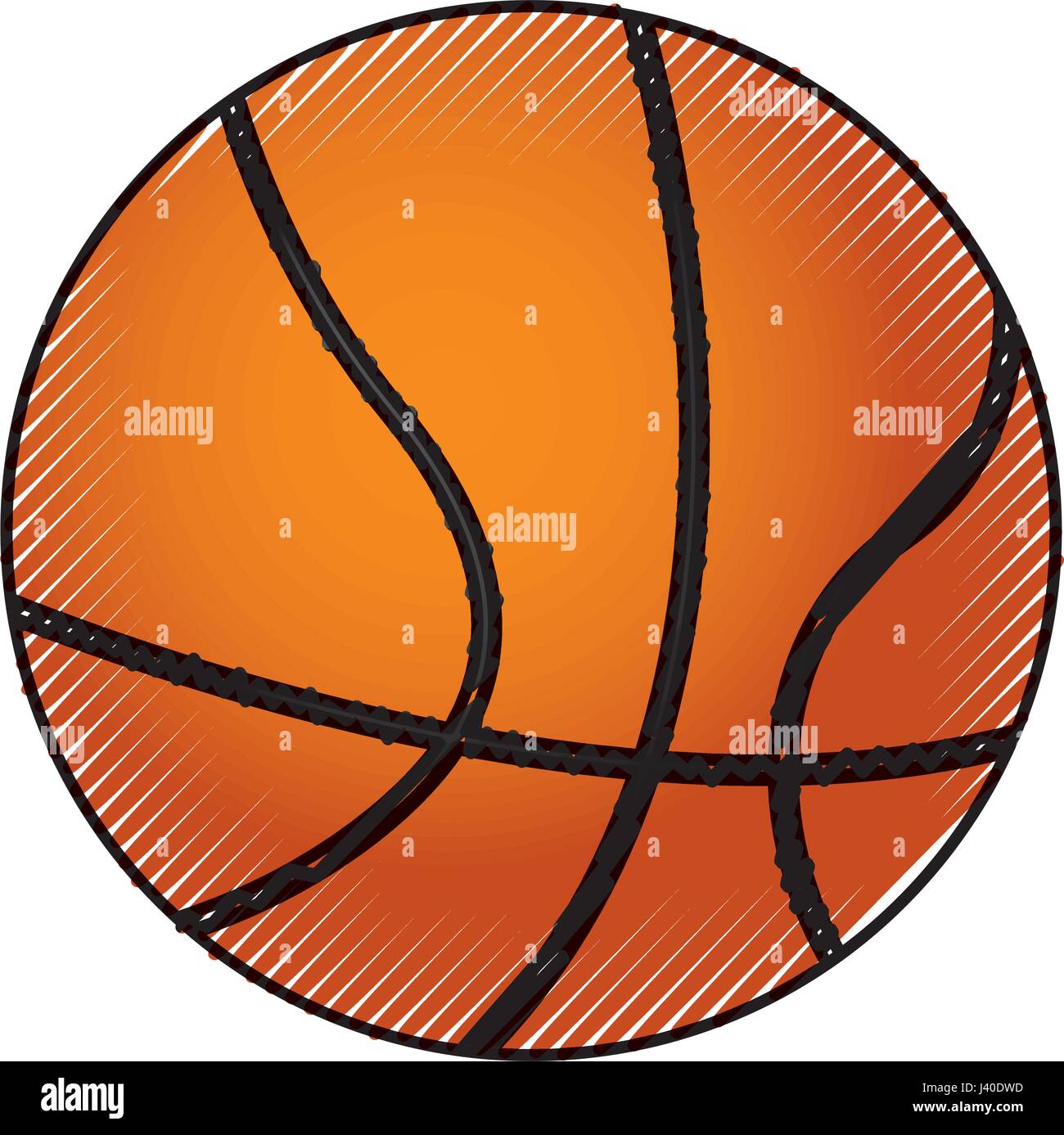 basketball balloon isolated icon Stock Vector Image & Art - Alamy