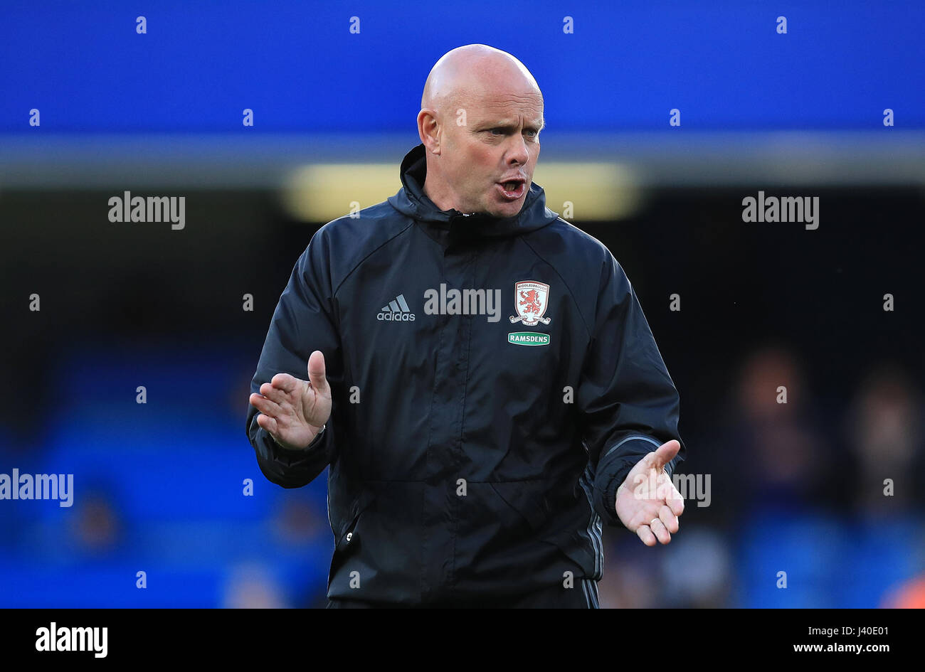 Middlesbrough manager Steve Agnew before the Premier League match at ...