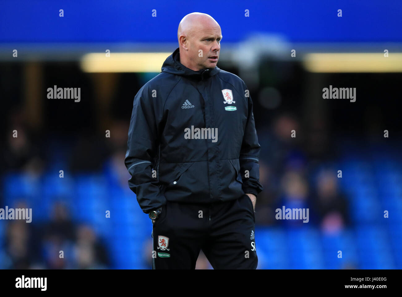 Middlesbrough manager Steve Agnew before the Premier League match at ...