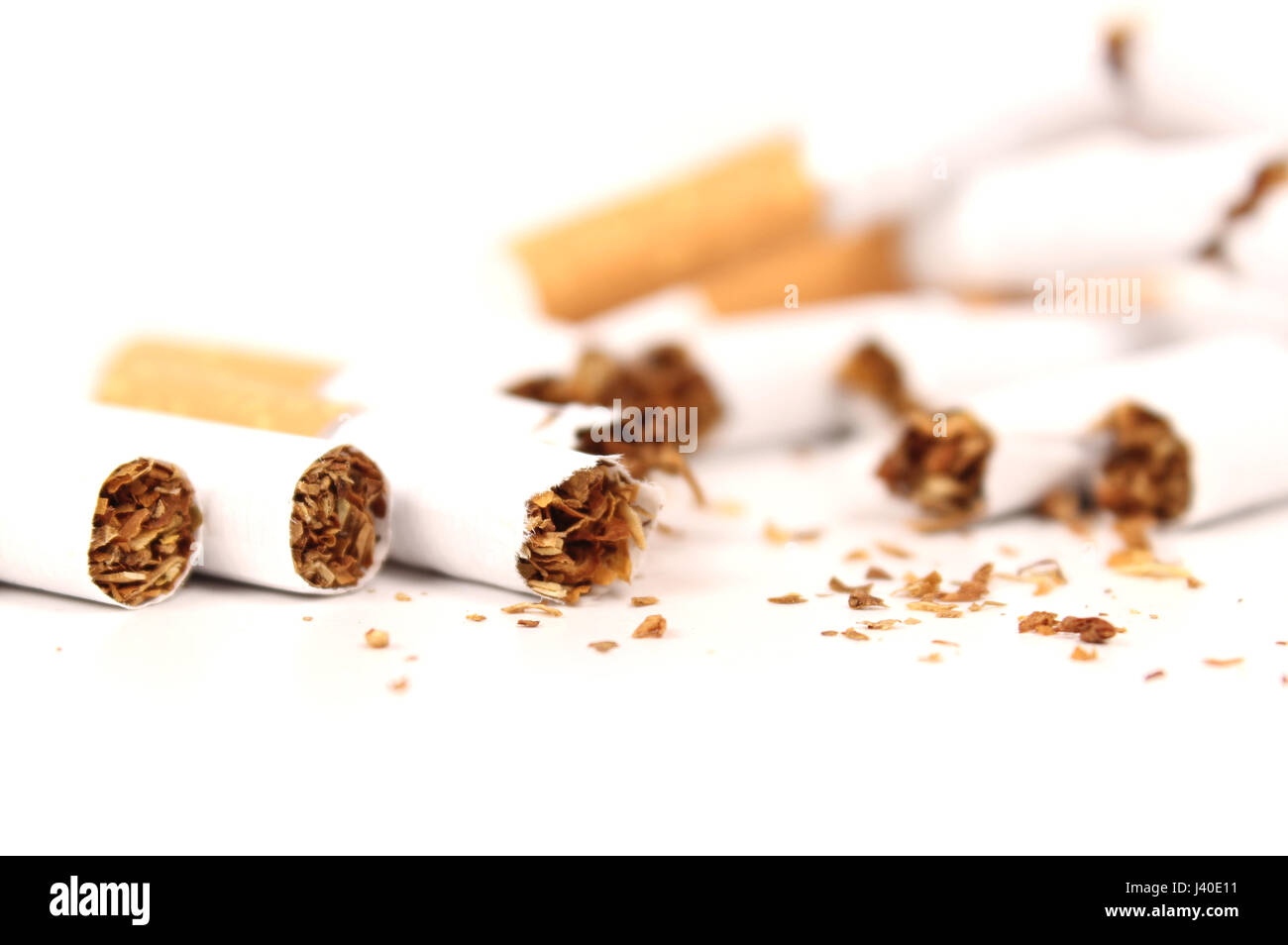 Broken cigarettes hi-res stock photography and images - Alamy