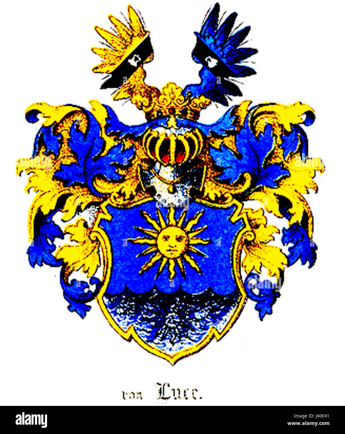 LuceWappen refers to the heraldic coat of arms of a family or ...