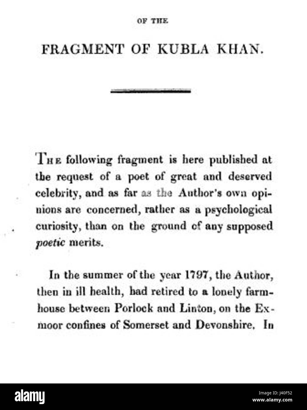 Kubla khan hi-res stock photography and images - Alamy