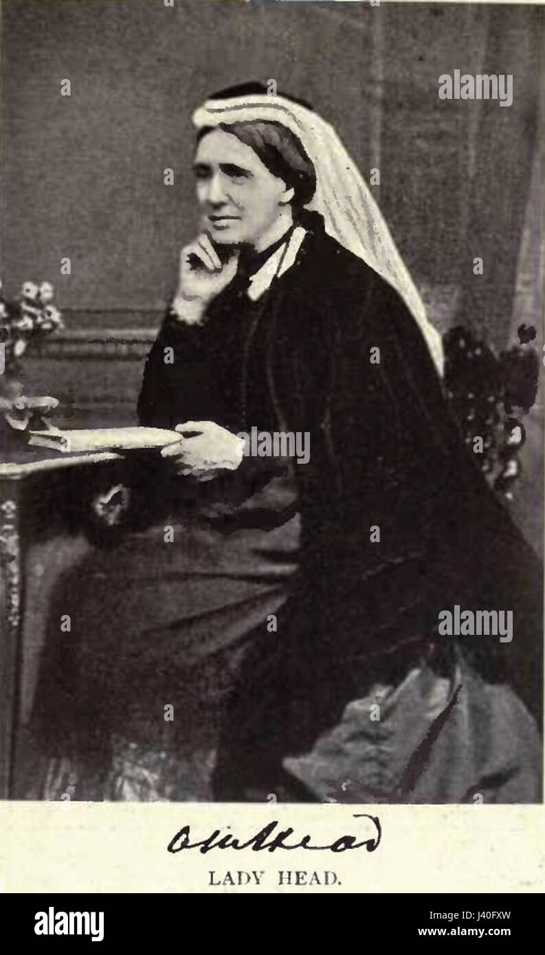 Lady Anna Maria Head Stock Photo - Alamy