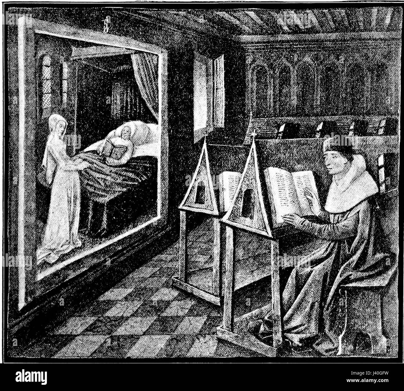 Libraries in the Medieval and Renaissance Periods Figure 1 Stock Photo ...