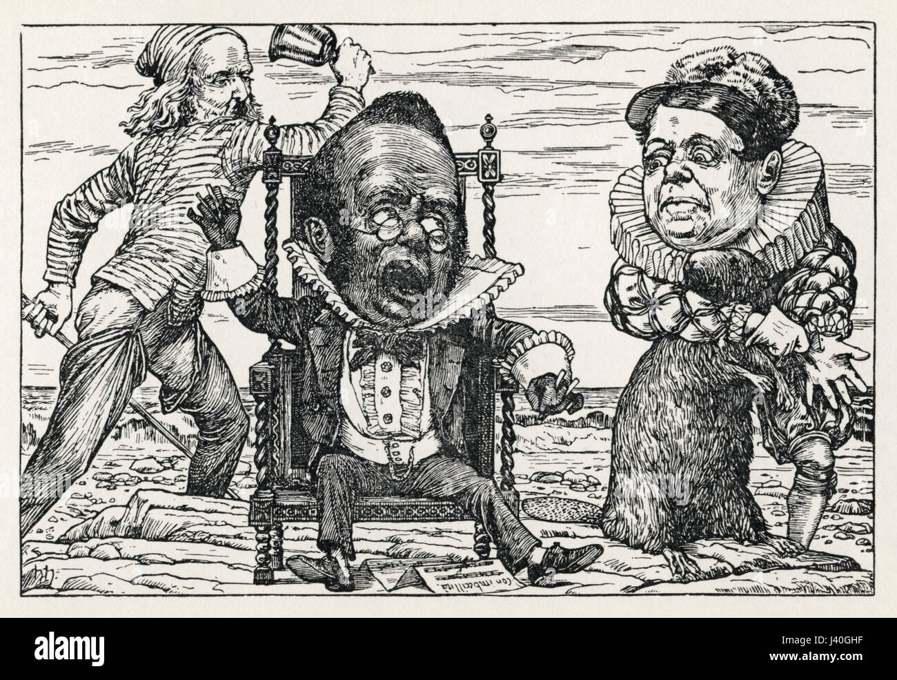 Lewis carroll the hunting of the snark hi-res stock photography and ...