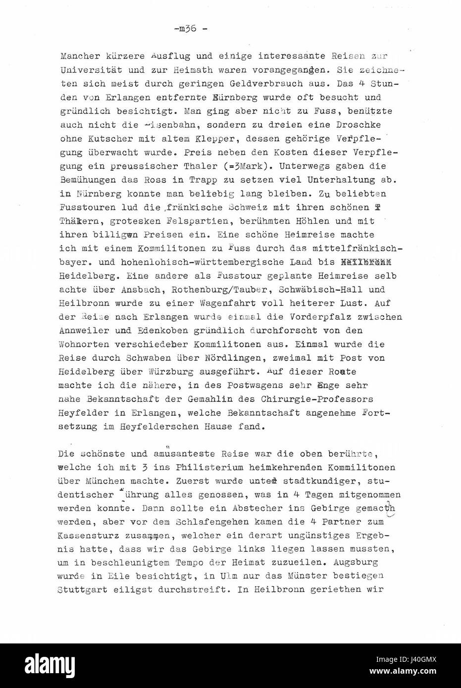 Lebenserinnerungen (Krieger) 036 Stock Photo - Alamy