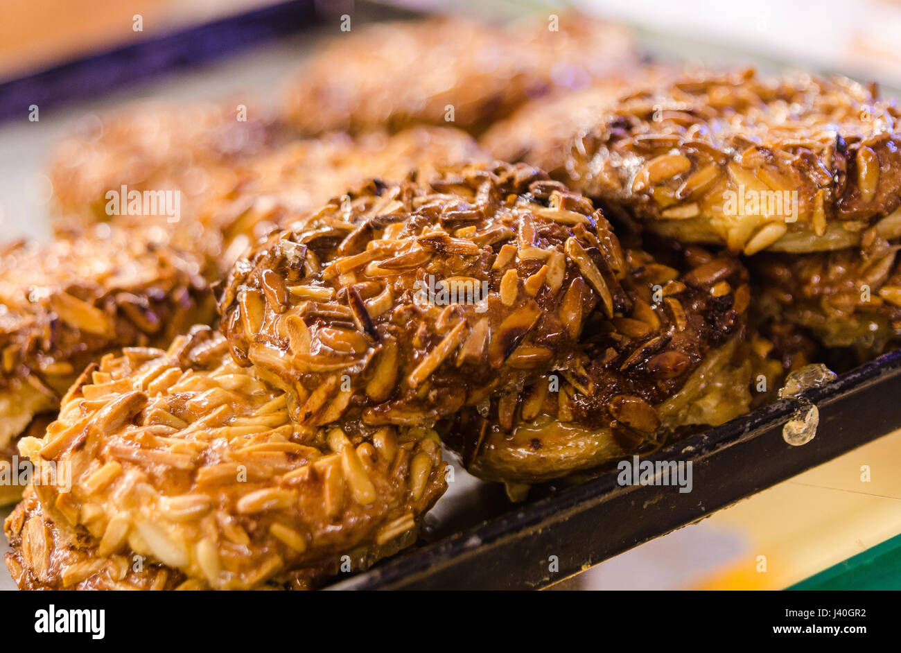 Delicious panellet, typical spanish sweet Stock Photo - Alamy