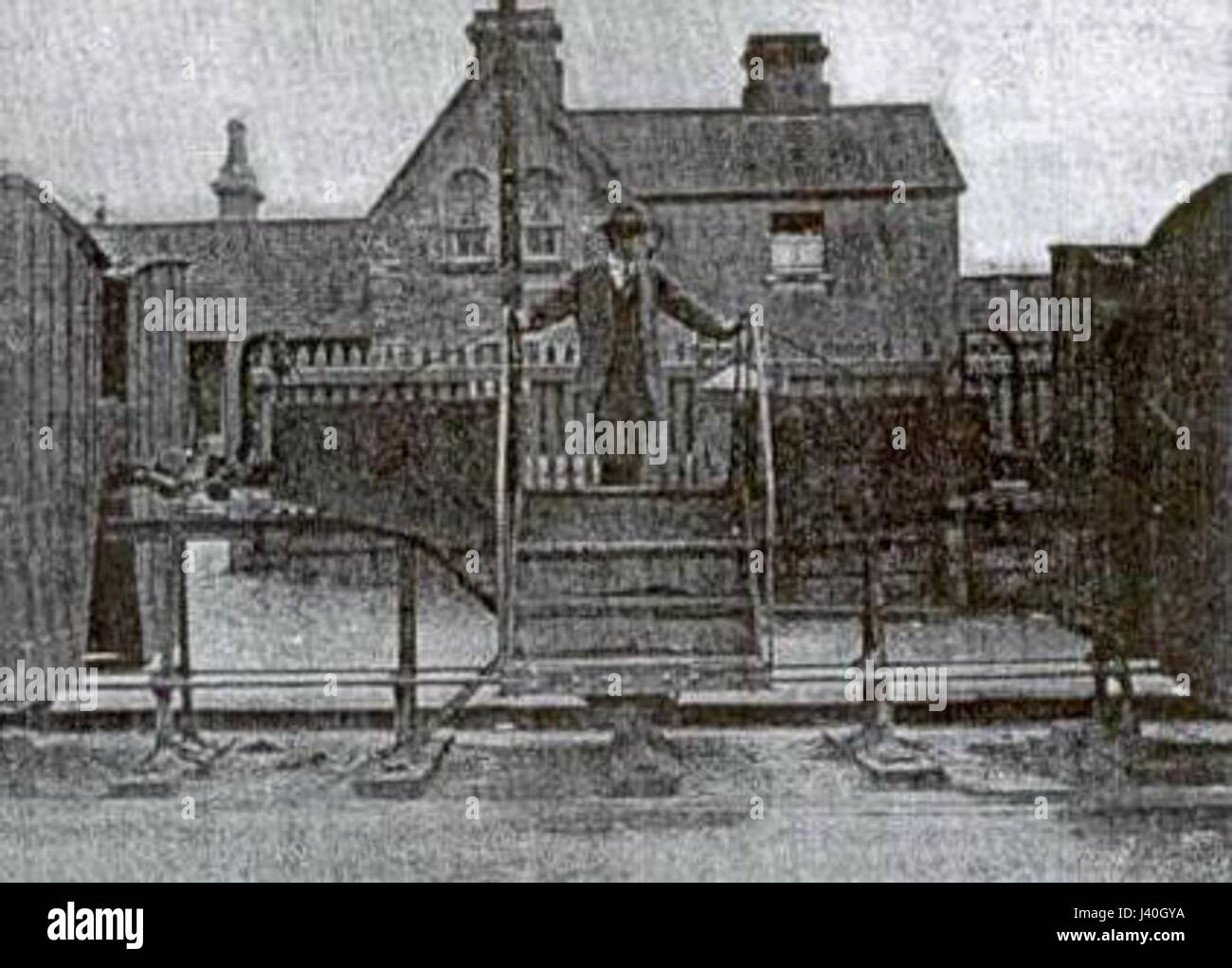 An image capturing an old monorail, as seen in the historical ...