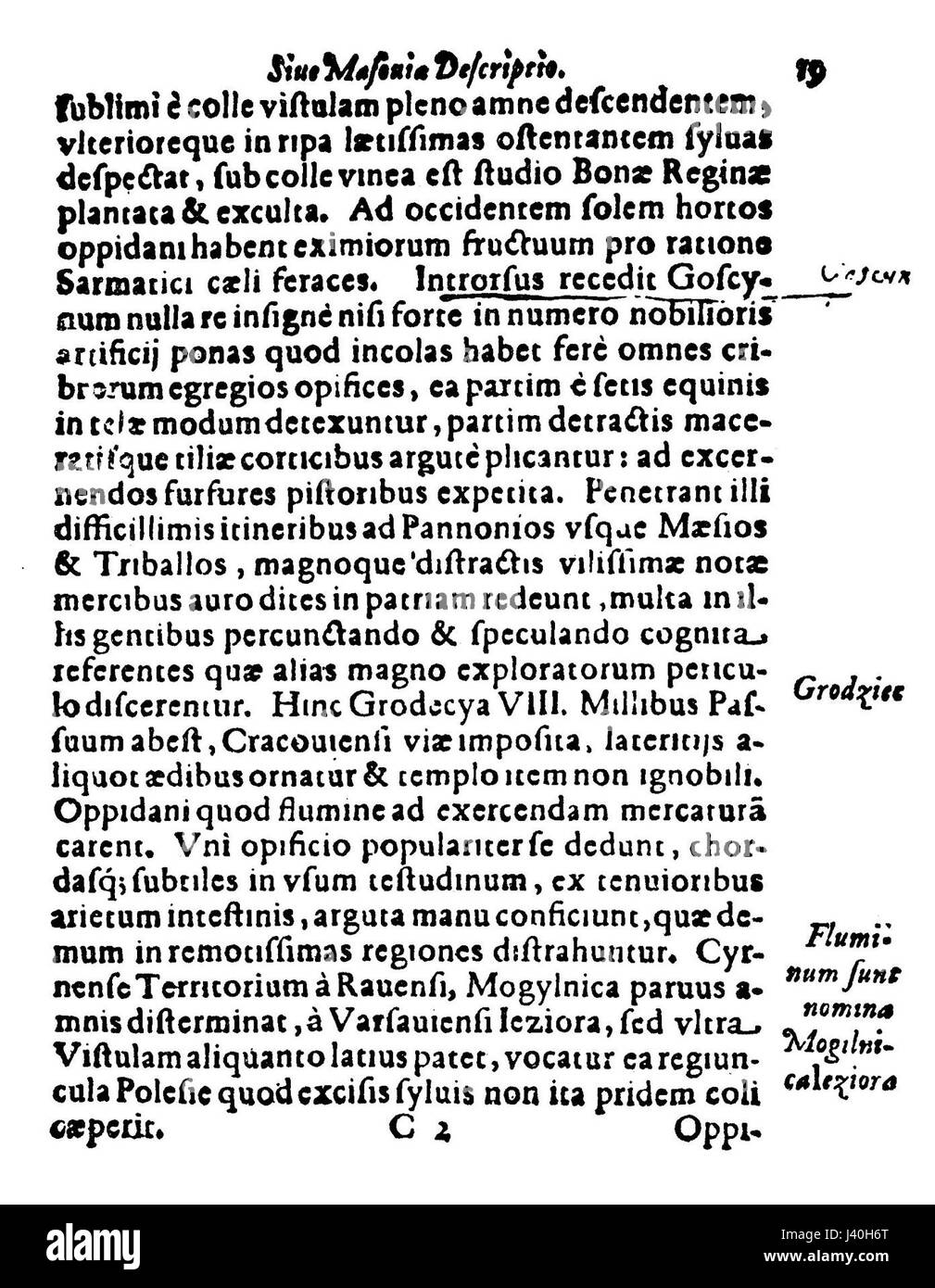 This historical map, 'LA Topographia sive Masoviae descriptio,' was ...