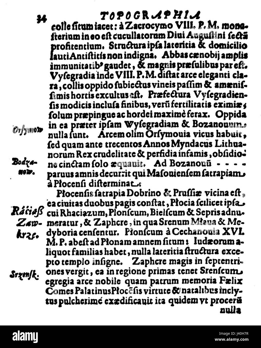 'LA Topographia sive Masoviae descriptio' by Andrea Swiecicki is a ...