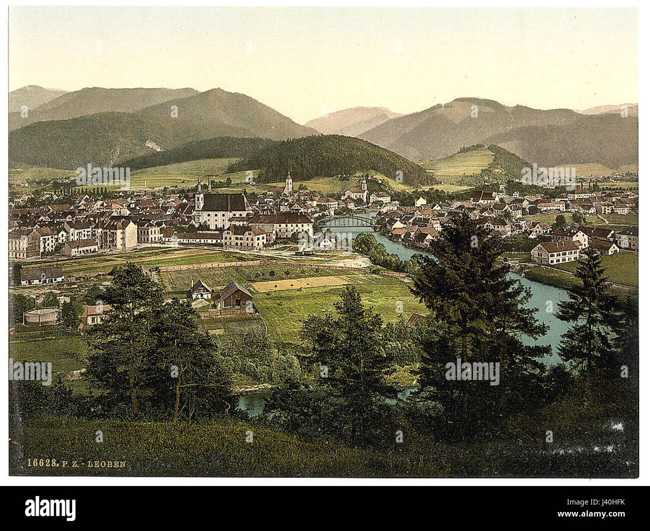 Leoben map hi-res stock photography and images - Alamy