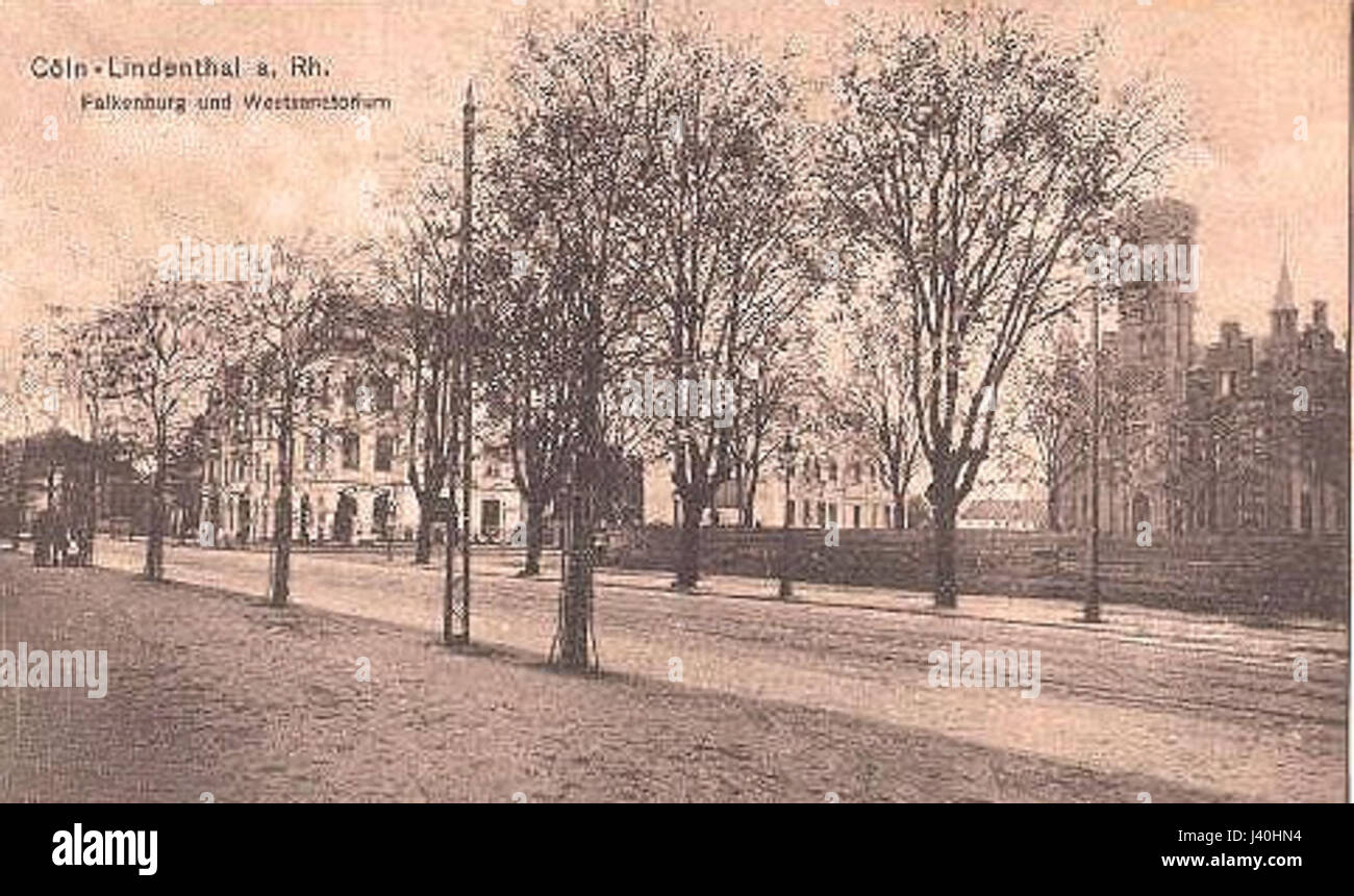 Lindenthal Falkenburg, circa 1930, refers to a historical location in ...