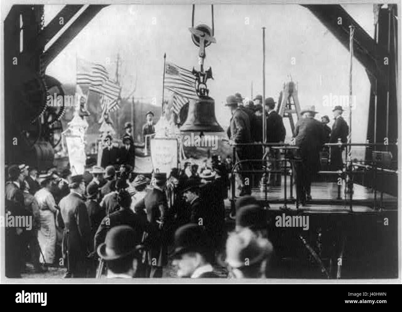 An image of the Liberty Bell from 1905, symbolizing freedom and ...