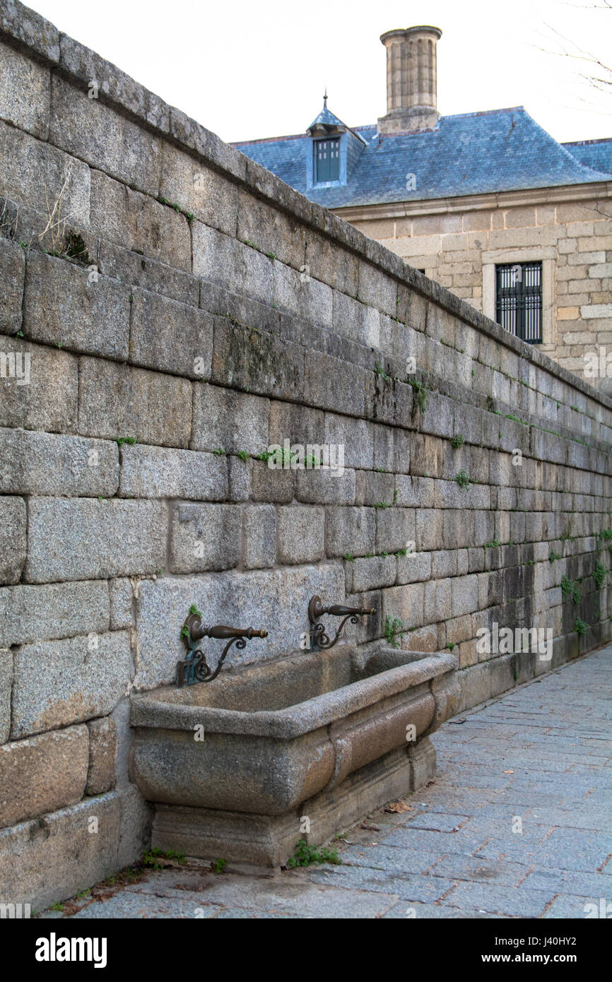 Medieval Fountain in the Surroundings of the El Escorial Monastery ...