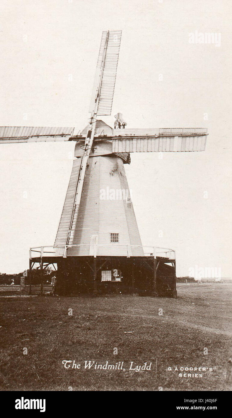This photograph or print from pre-1920 depicts Lydd, a town in Kent ...