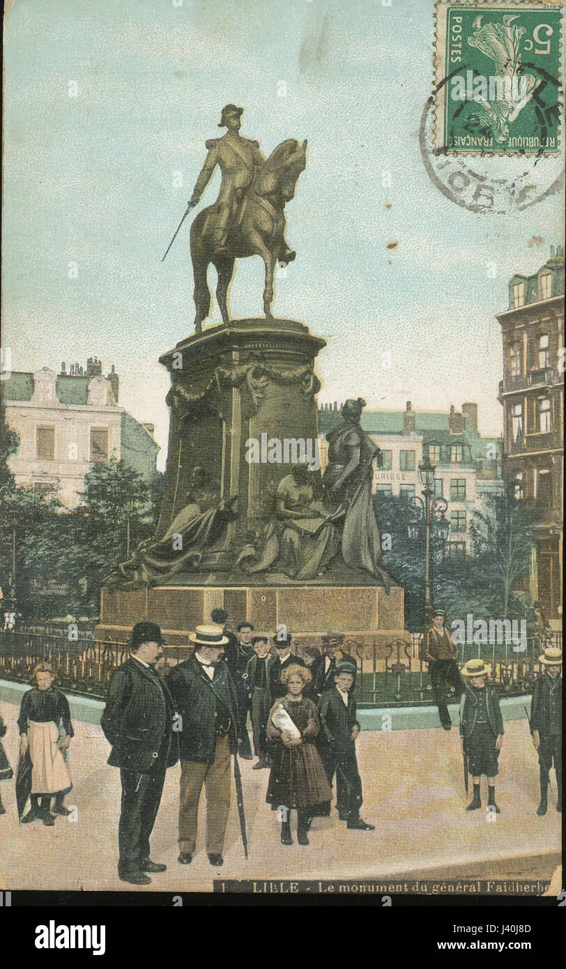 The Monument General Faidherbe in Lille, France, honors the military ...