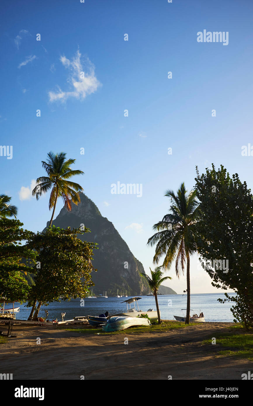 Pitons lucia hi-res stock photography and images - Alamy