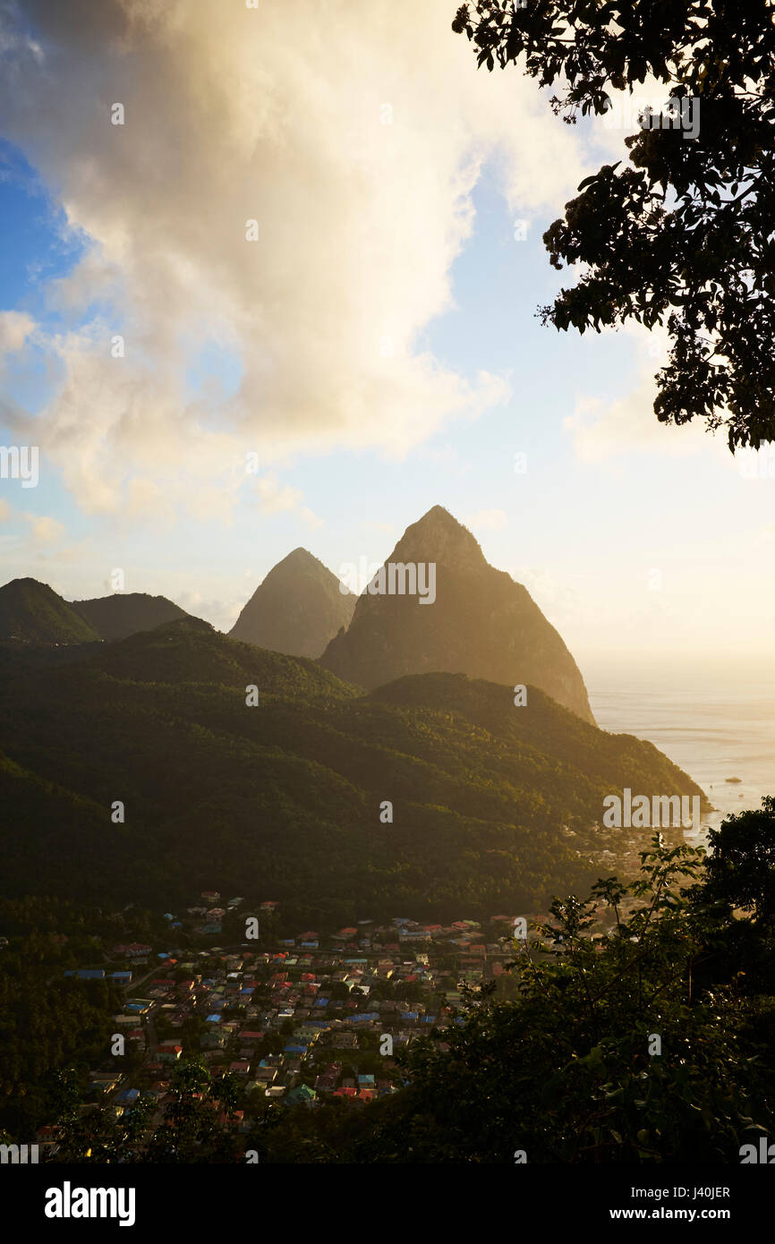 Pitons caribbean hi-res stock photography and images - Alamy