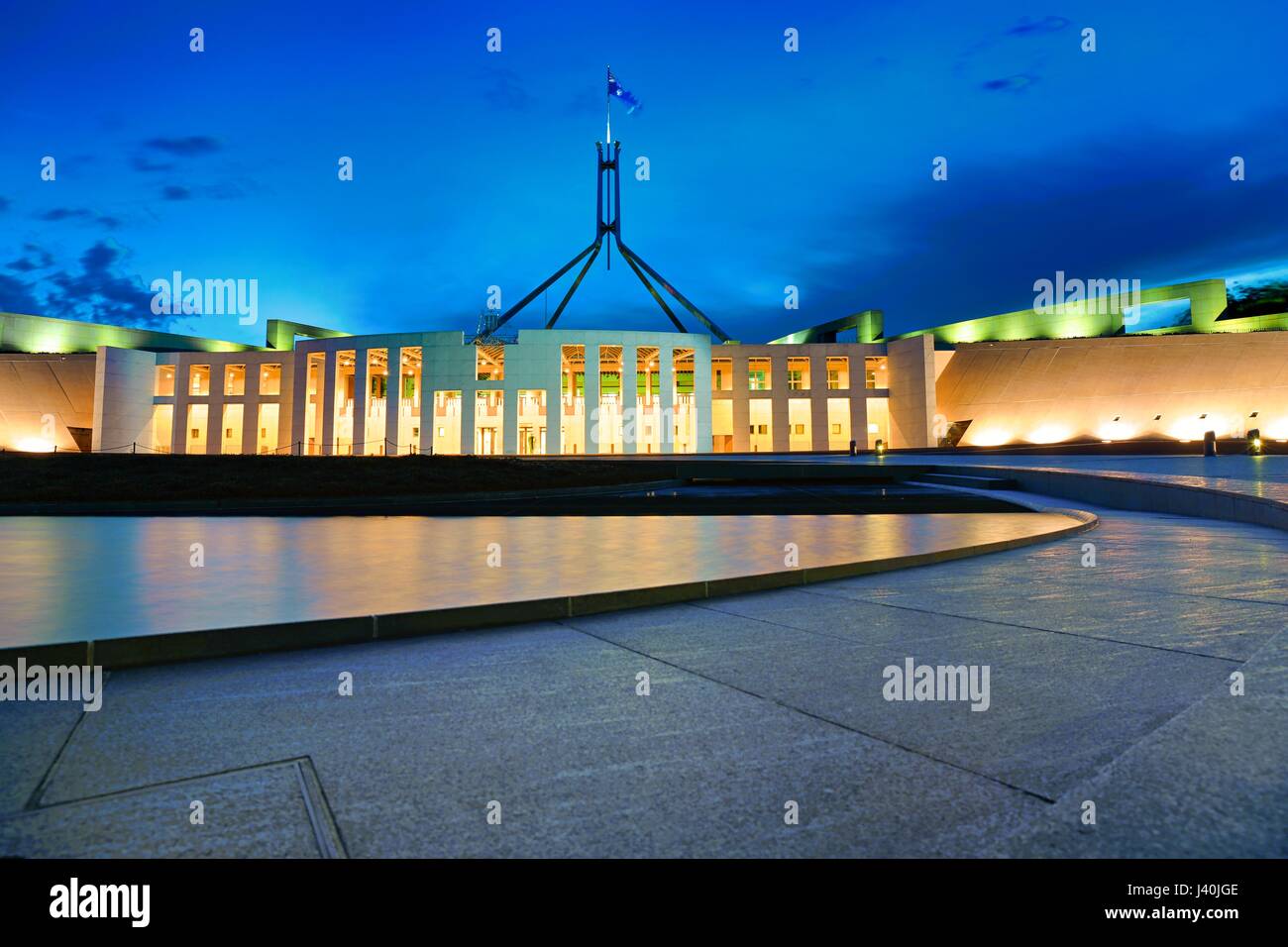 Aboriginal flag australian parliament hi-res stock photography and ...