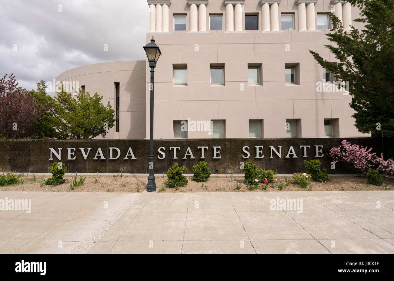 Nevada State Senate building entrance in Carson City Stock Photo - Alamy