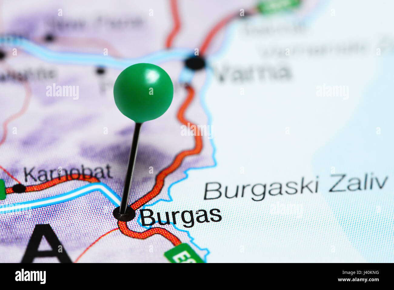 Map of burgas hi-res stock photography and images - Alamy