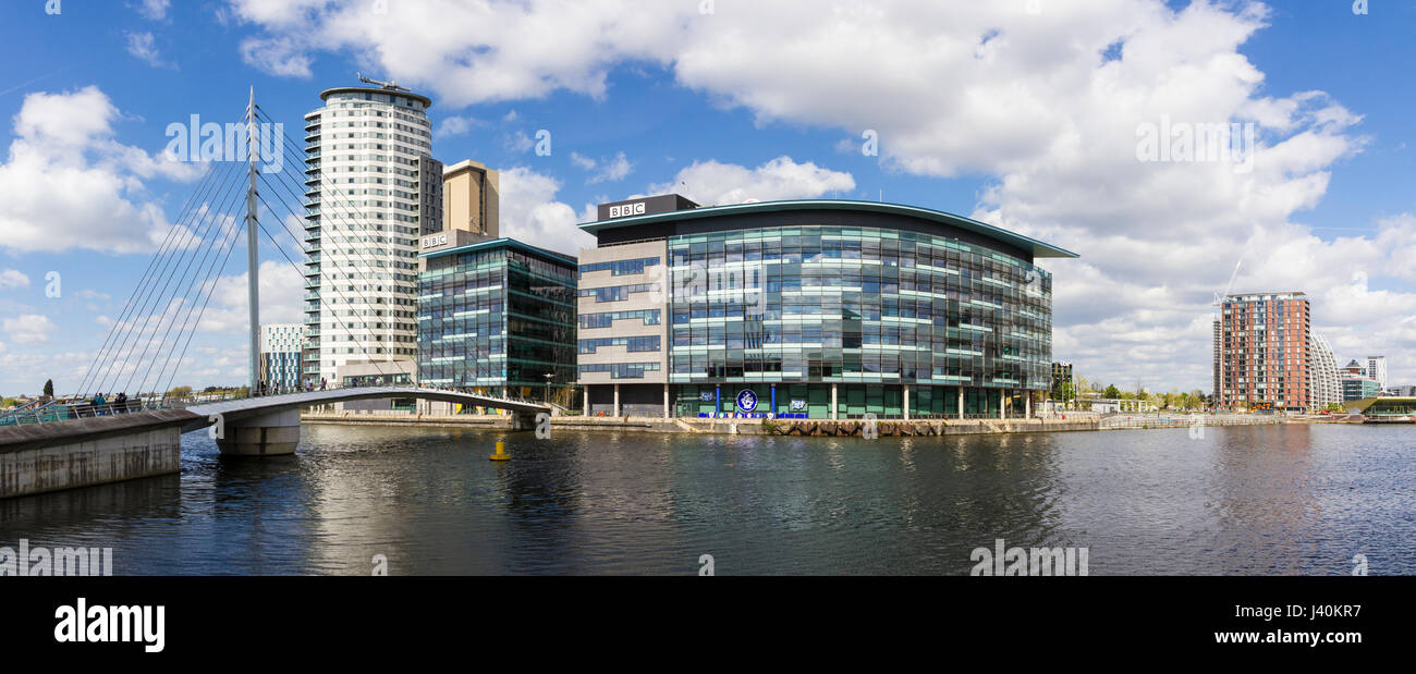 BBC Studios at MediaCityUK, Salford Quays Stock Photo - Alamy
