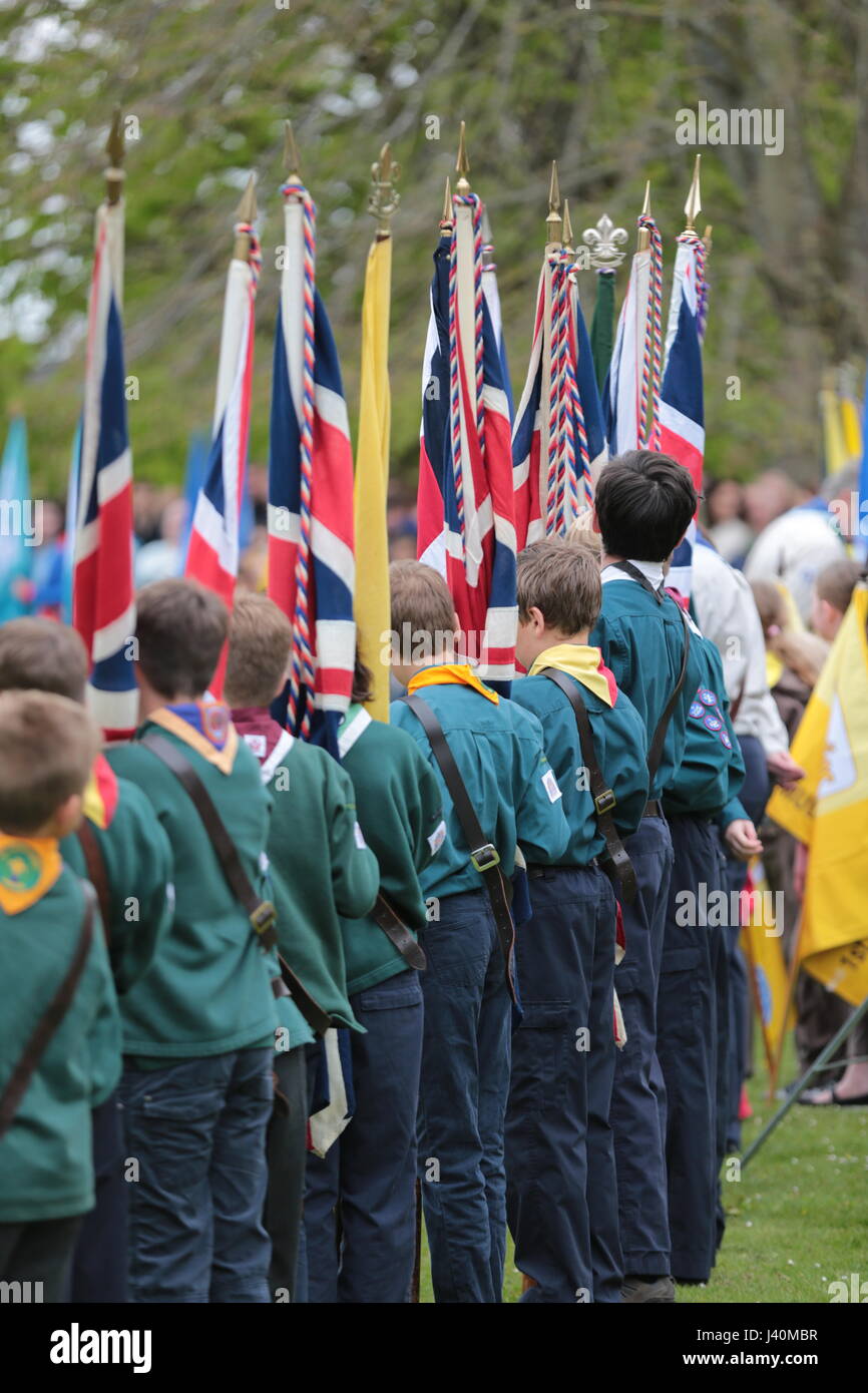 Scouts parade hi-res stock photography and images - Alamy