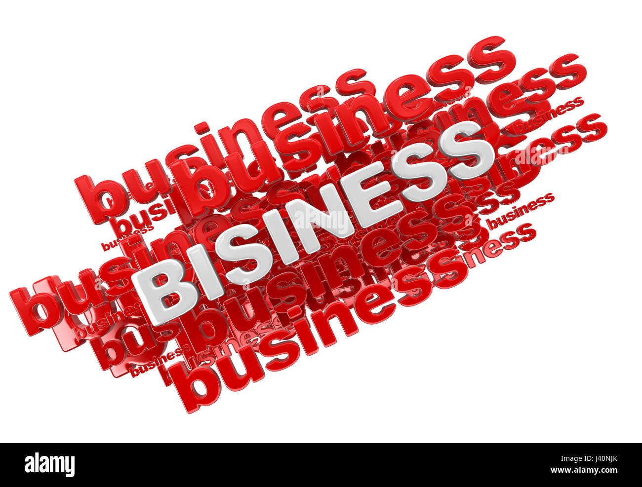 Word Business. Image with clipping path Stock Photo - Alamy