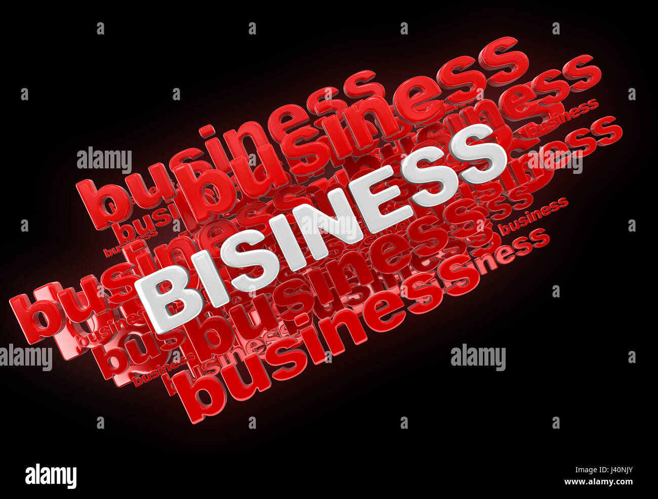 Word Business. Image with clipping path Stock Photo - Alamy