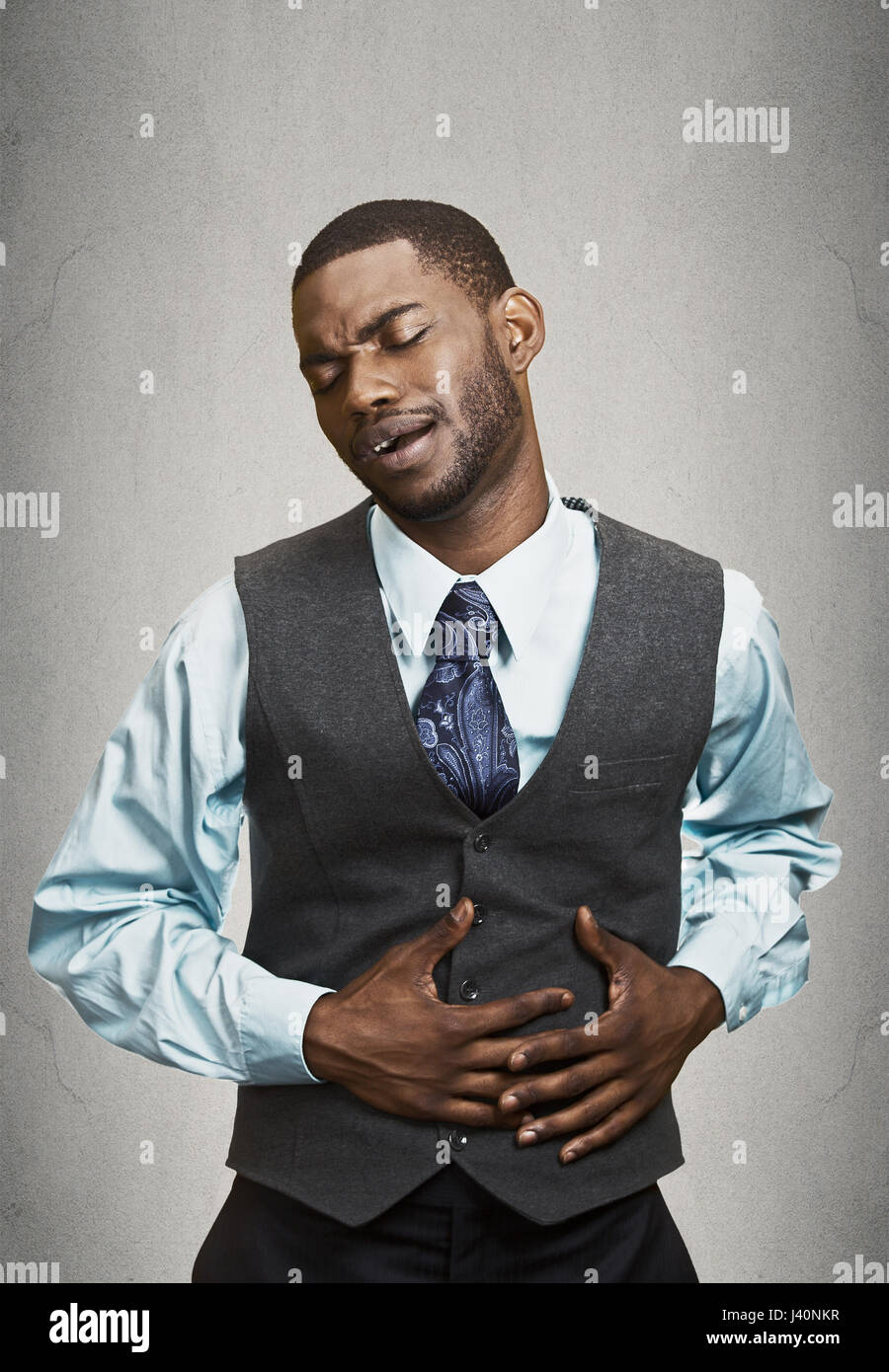Boy stomach upset holding hi-res stock photography and images - Alamy