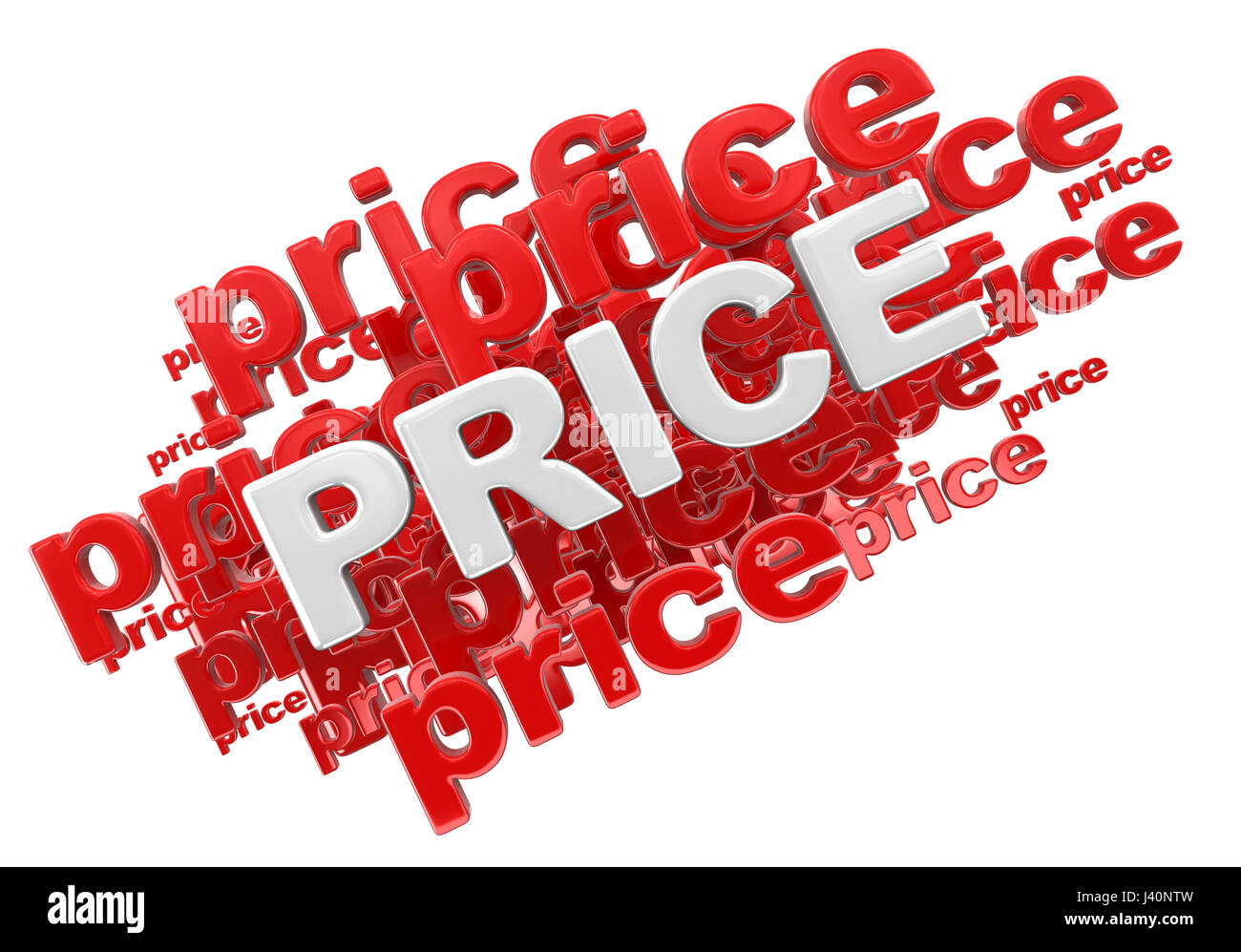 Word price. Image with clipping path Stock Photo - Alamy