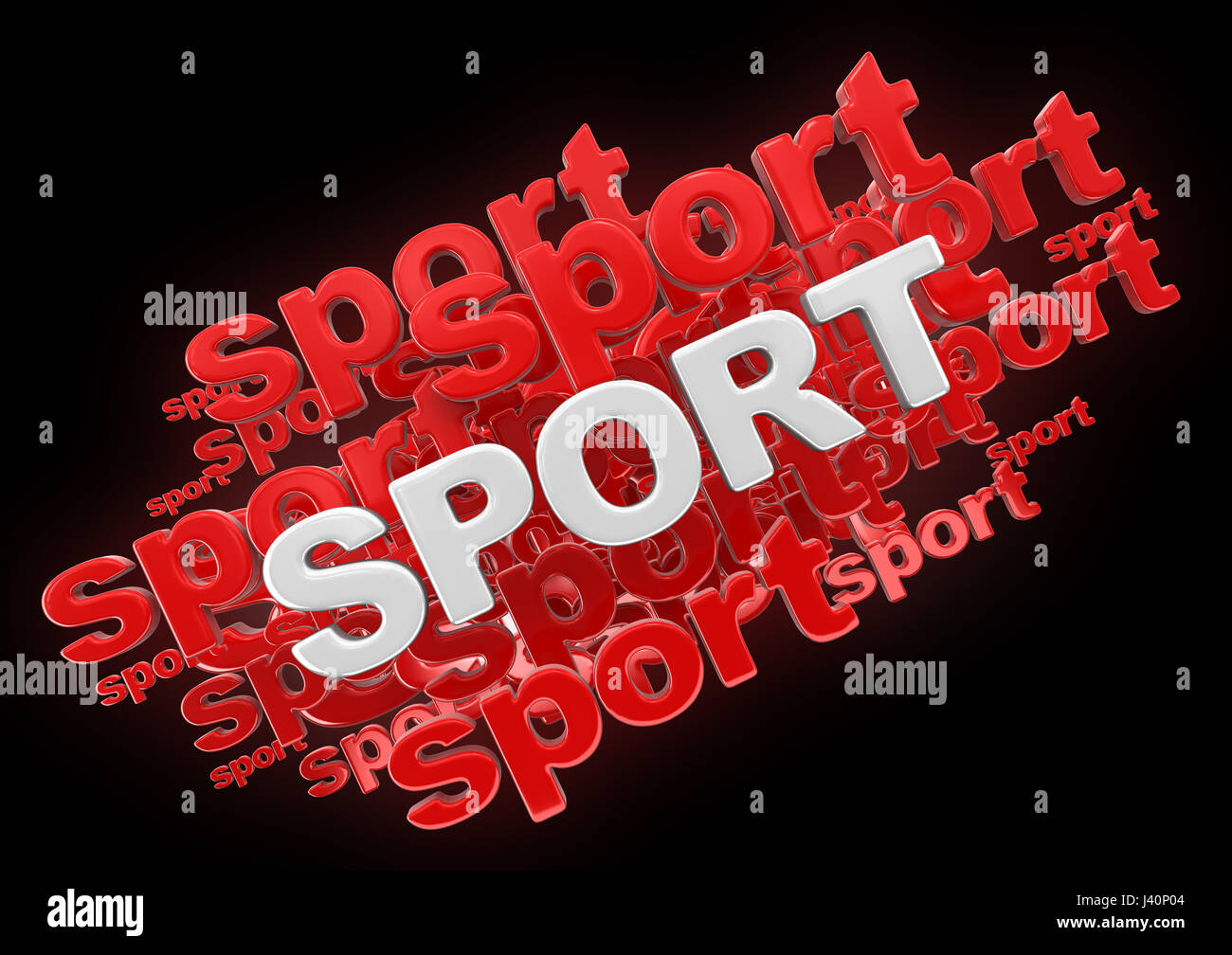 Word sport. Image with clipping path Stock Photo - Alamy