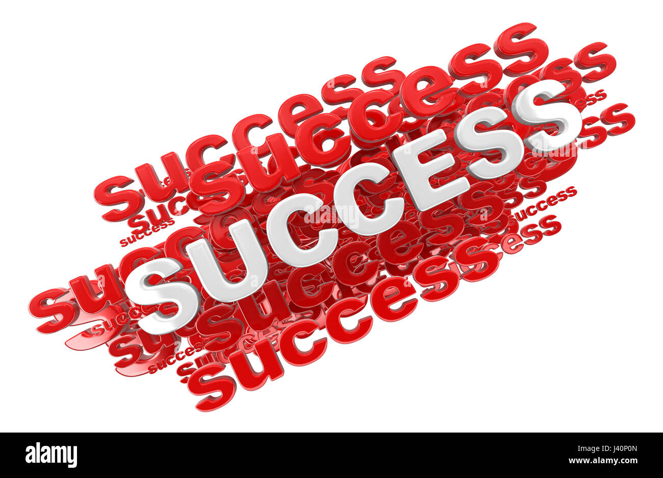 Word success. Image with clipping path Stock Photo - Alamy