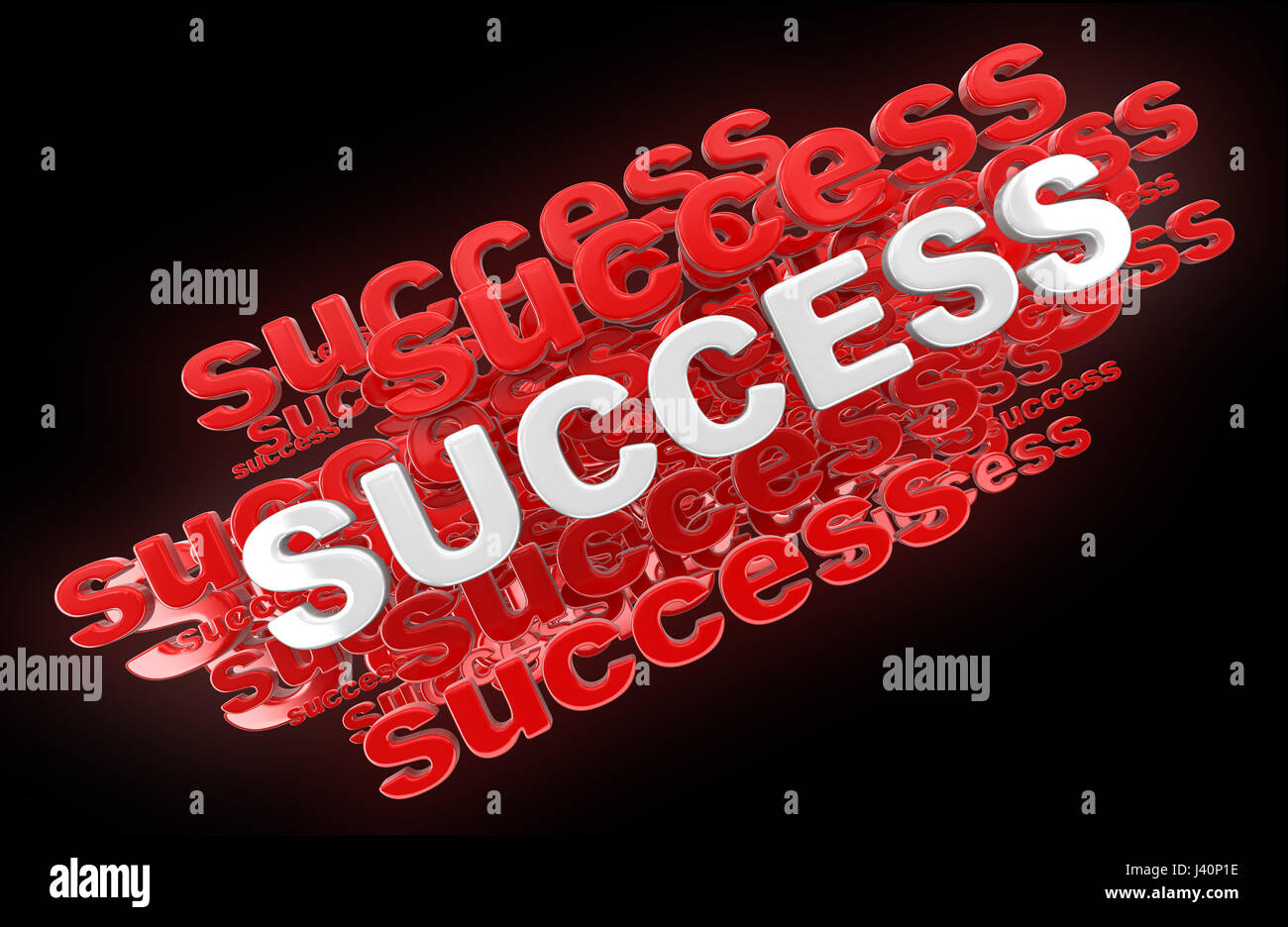 Word success. Image with clipping path Stock Photo - Alamy