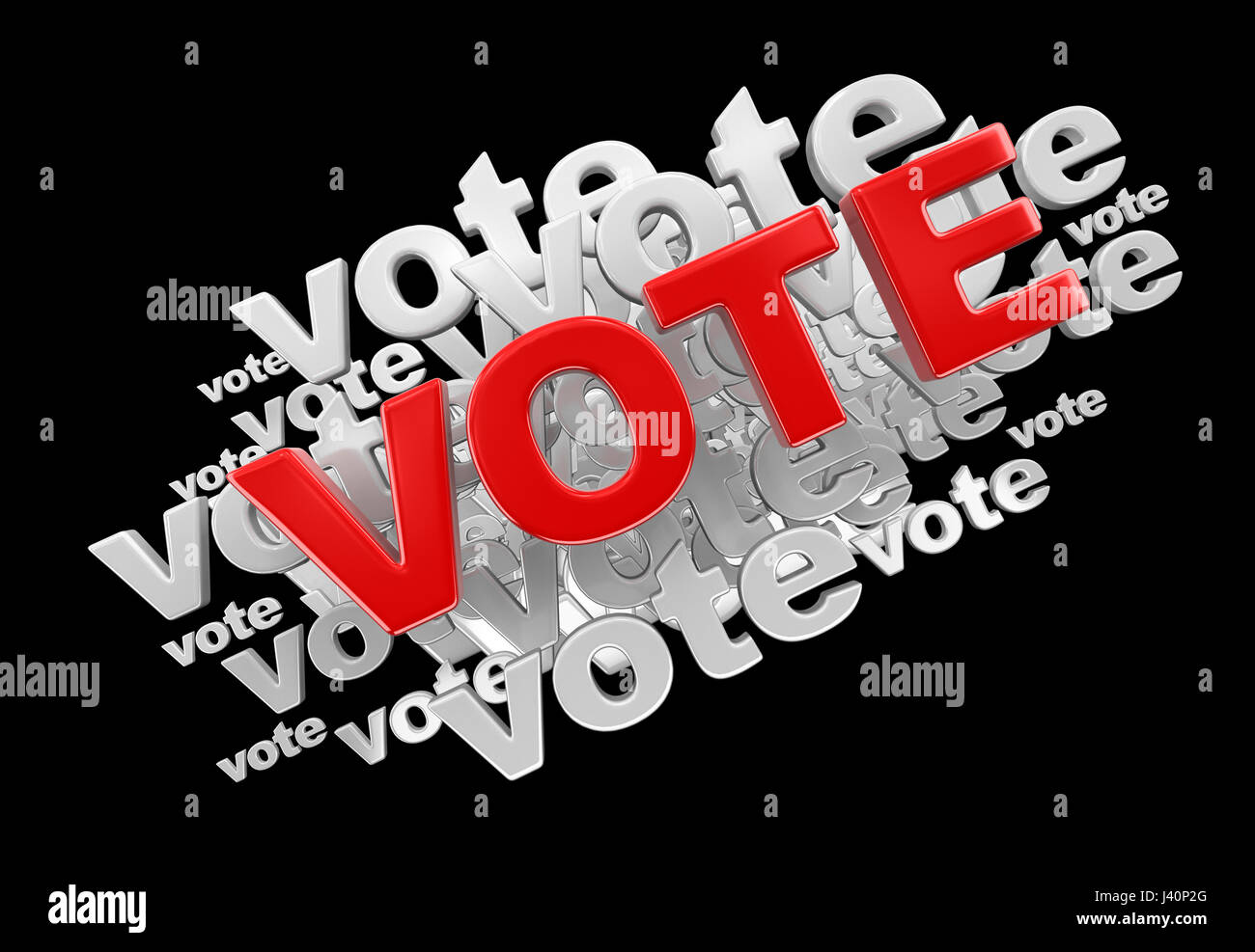Vote. Image with clipping path Stock Photo - Alamy