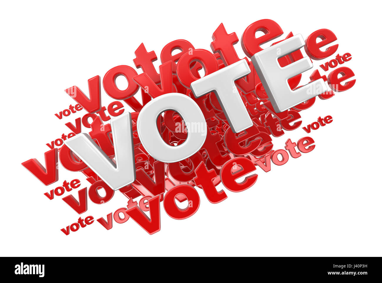 Vote. Image with clipping path Stock Photo - Alamy