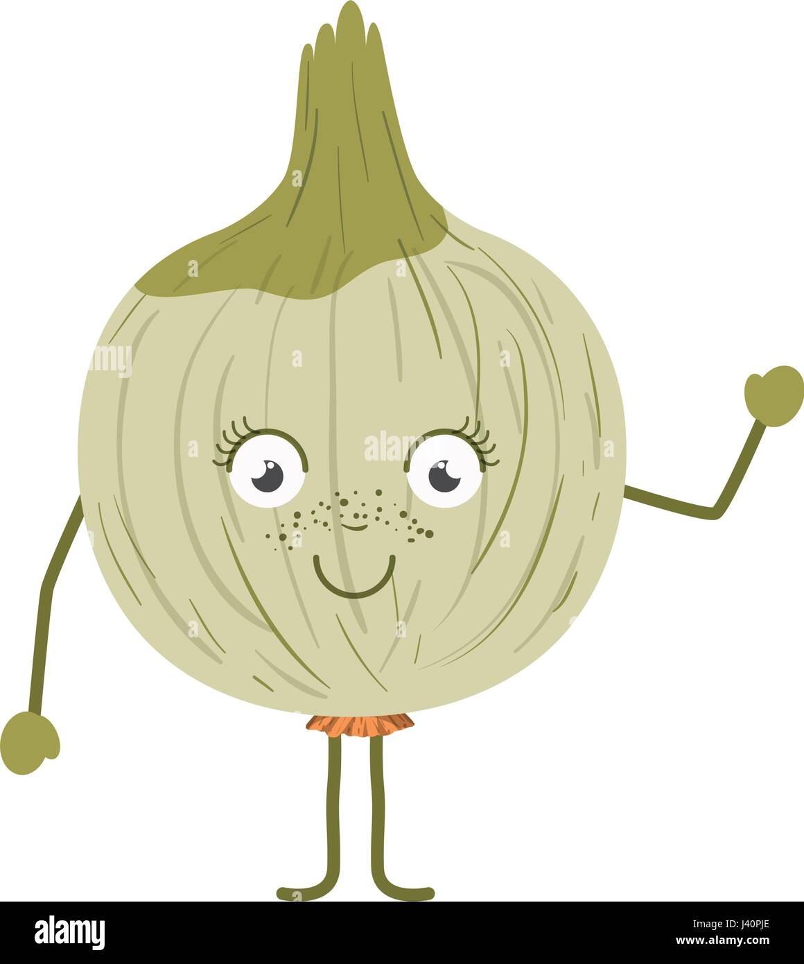 white background with onion cartoon Stock Vector Image & Art - Alamy