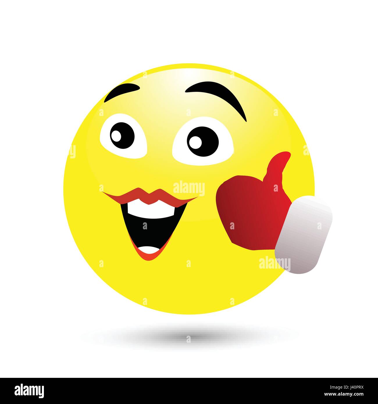 SMILE ICON. ILLUSTRATION FOR YOUR DESIGN Stock Vector Image & Art - Alamy